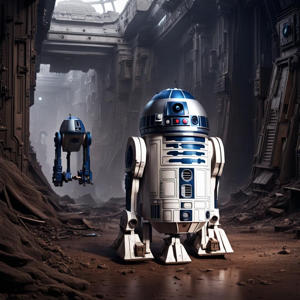 R2D2 - AI Generated Artwork - NightCafe Creator