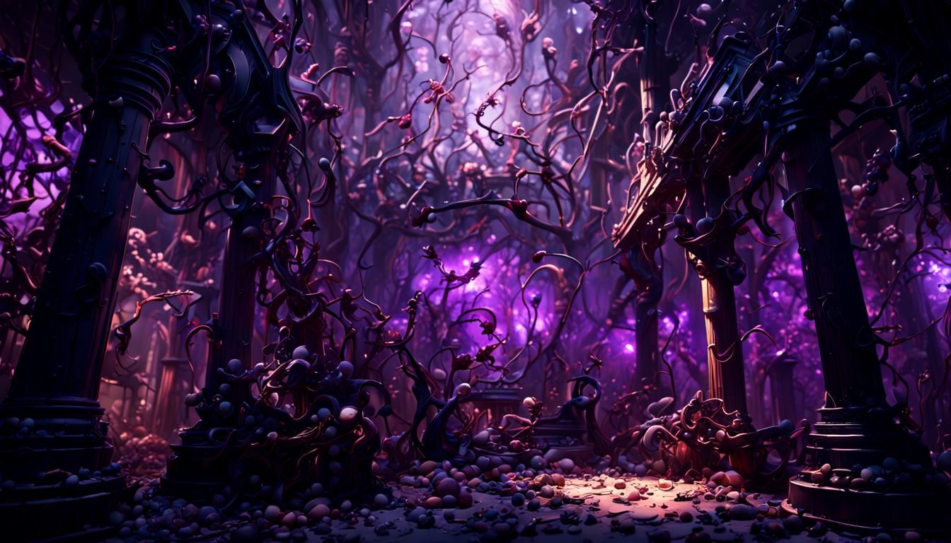 Exploded DNA-helixes - AI Generated Artwork - NightCafe Creator