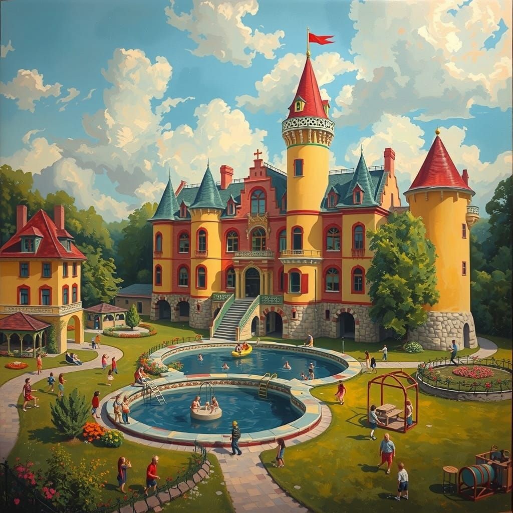 so the lonely old castle became an orphanage and it was never lonely again