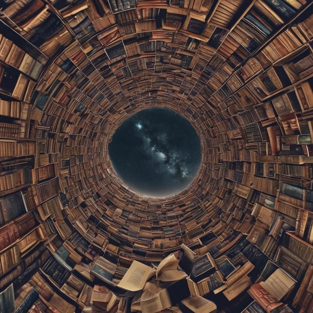 Bookwormhole: A wormhole filled with books, connecting two distant ...