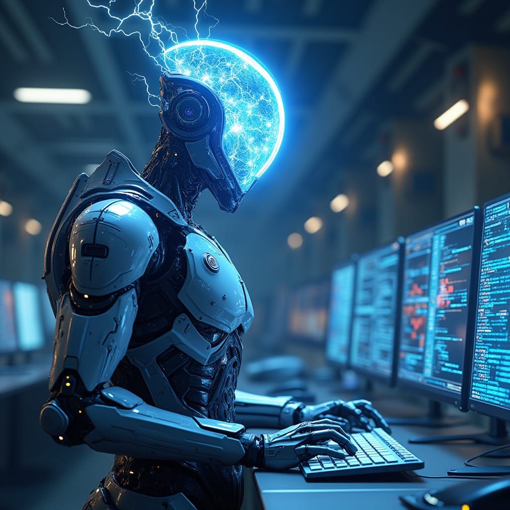 Getting to know each other - Cyborg Avatar Interacts with Qu...