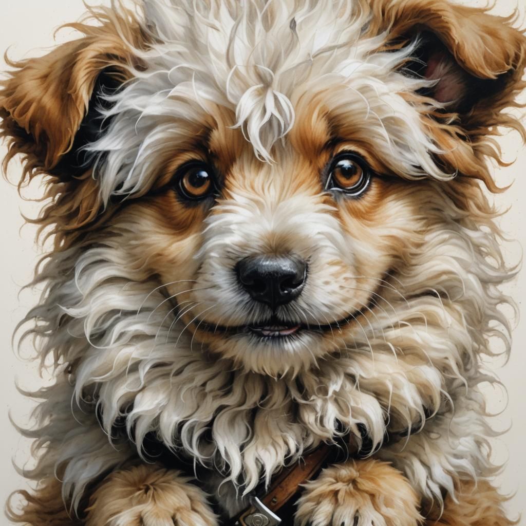 CUTE PUPPY - AI Generated Artwork - NightCafe Creator