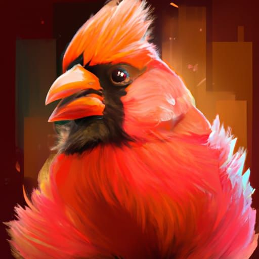 Majestic Cardinal - AI Generated Artwork - NightCafe Creator