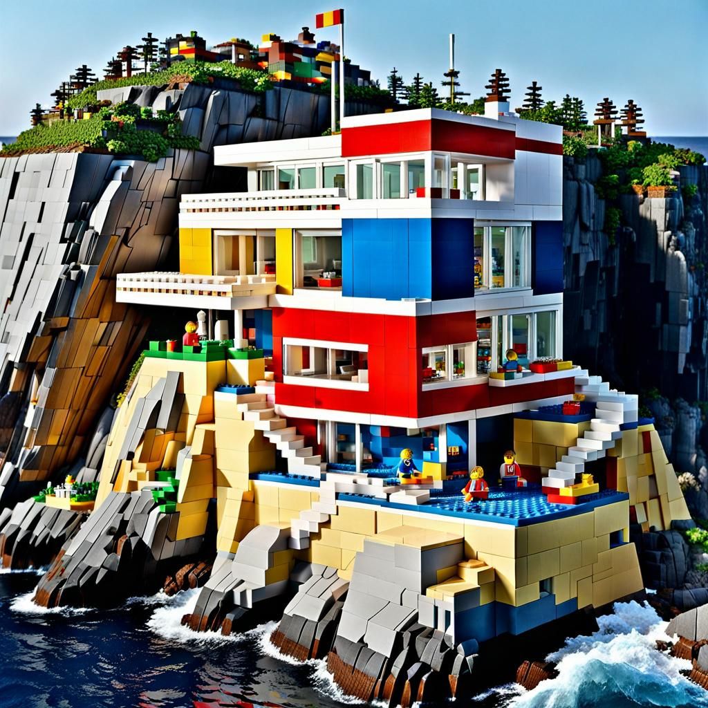 Lego dream home - AI Generated Artwork - NightCafe Creator