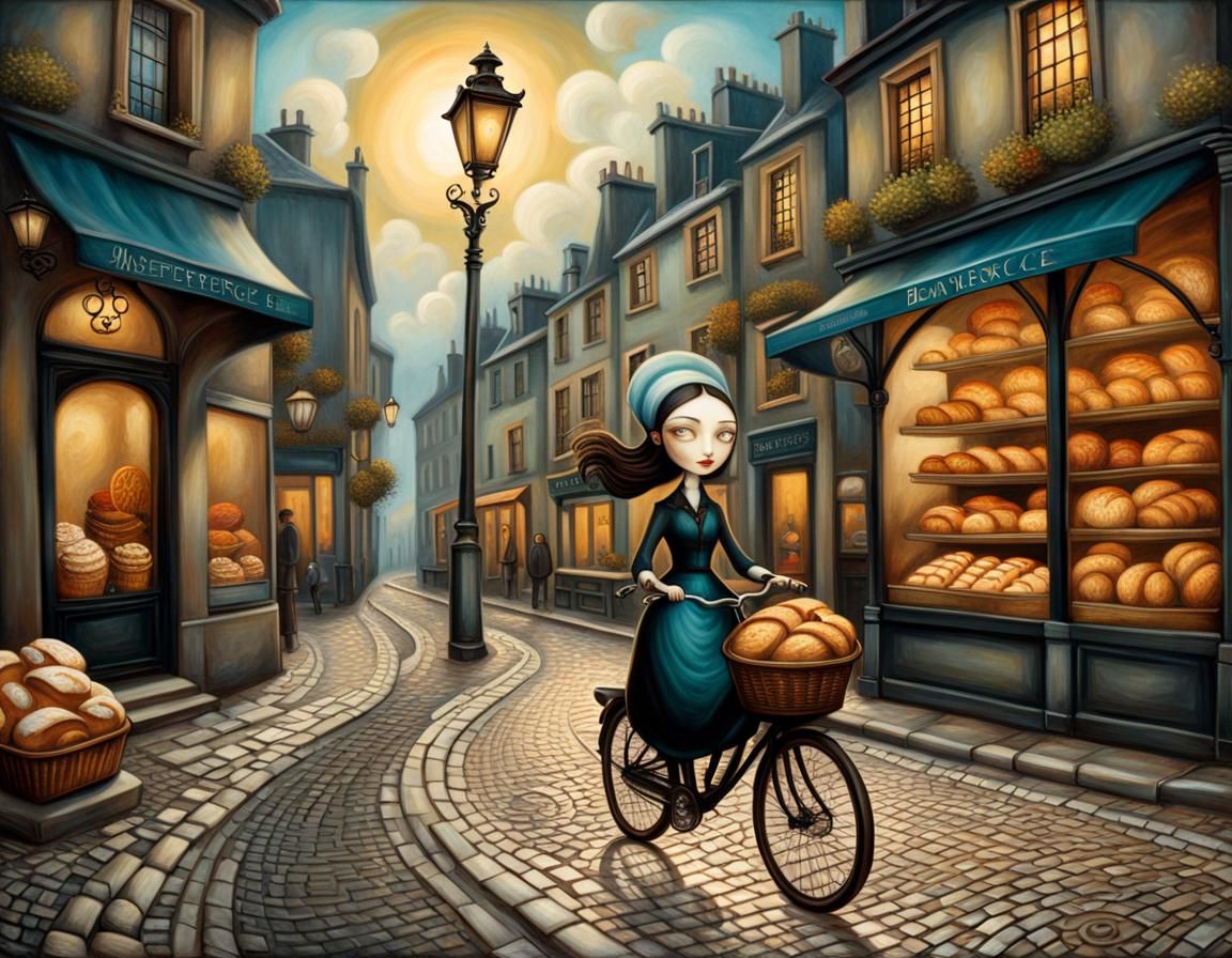 The Bread Delivery - AI Generated Artwork - NightCafe Creator