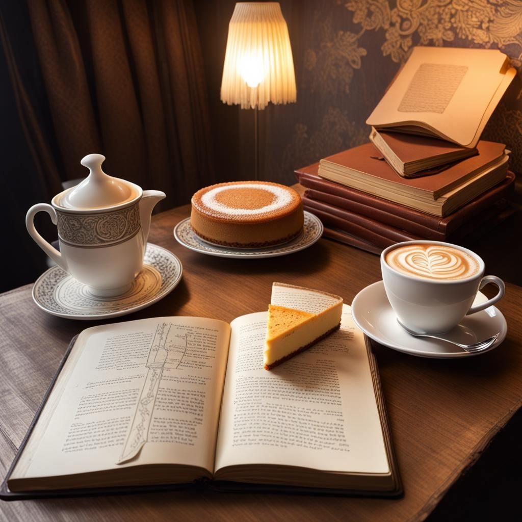 Afternoon tea - AI Generated Artwork - NightCafe Creator