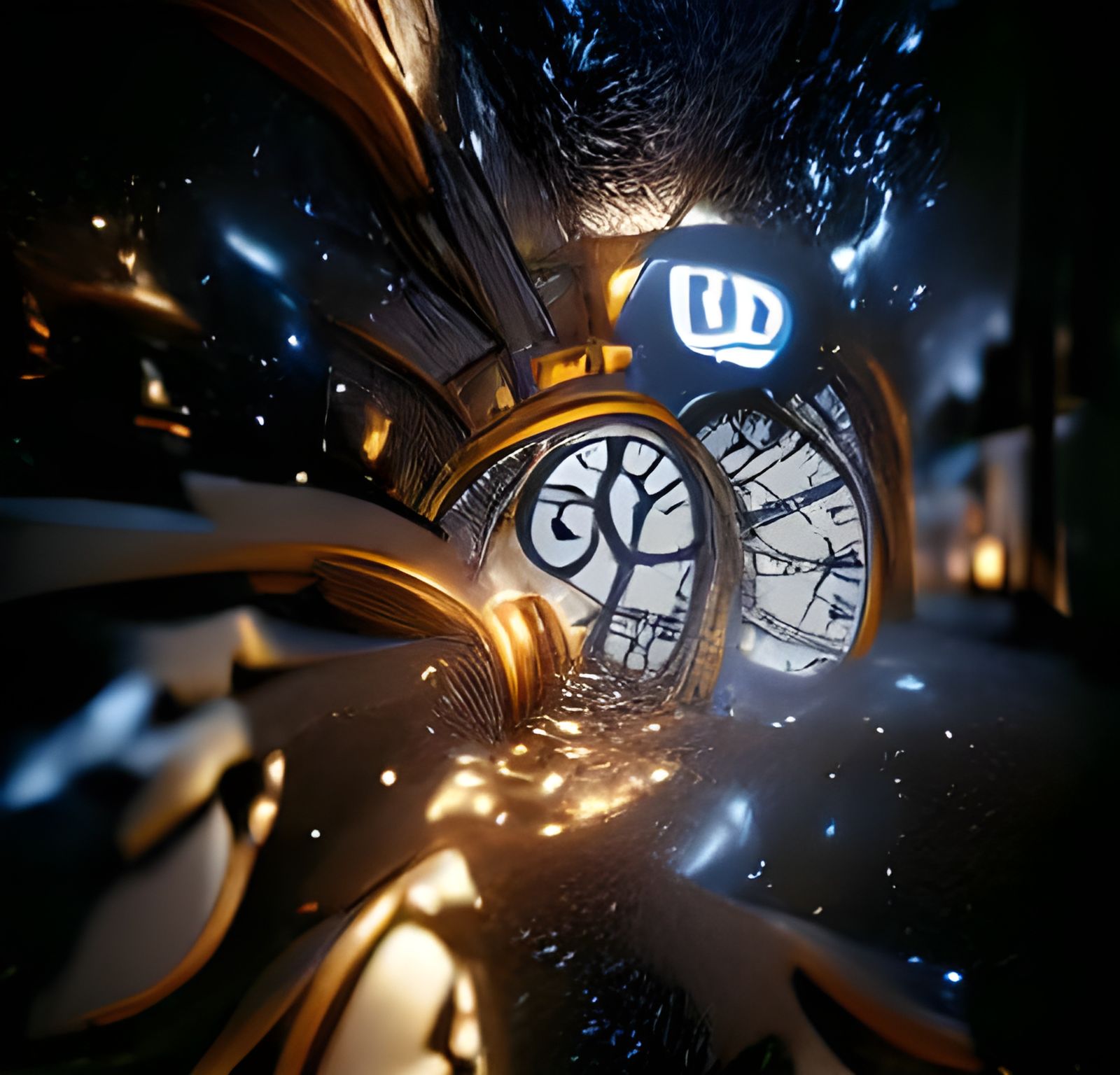 An explosion of time - AI Generated Artwork - NightCafe Creator