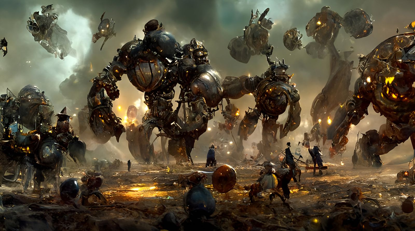 Magitech War - AI Generated Artwork - NightCafe Creator