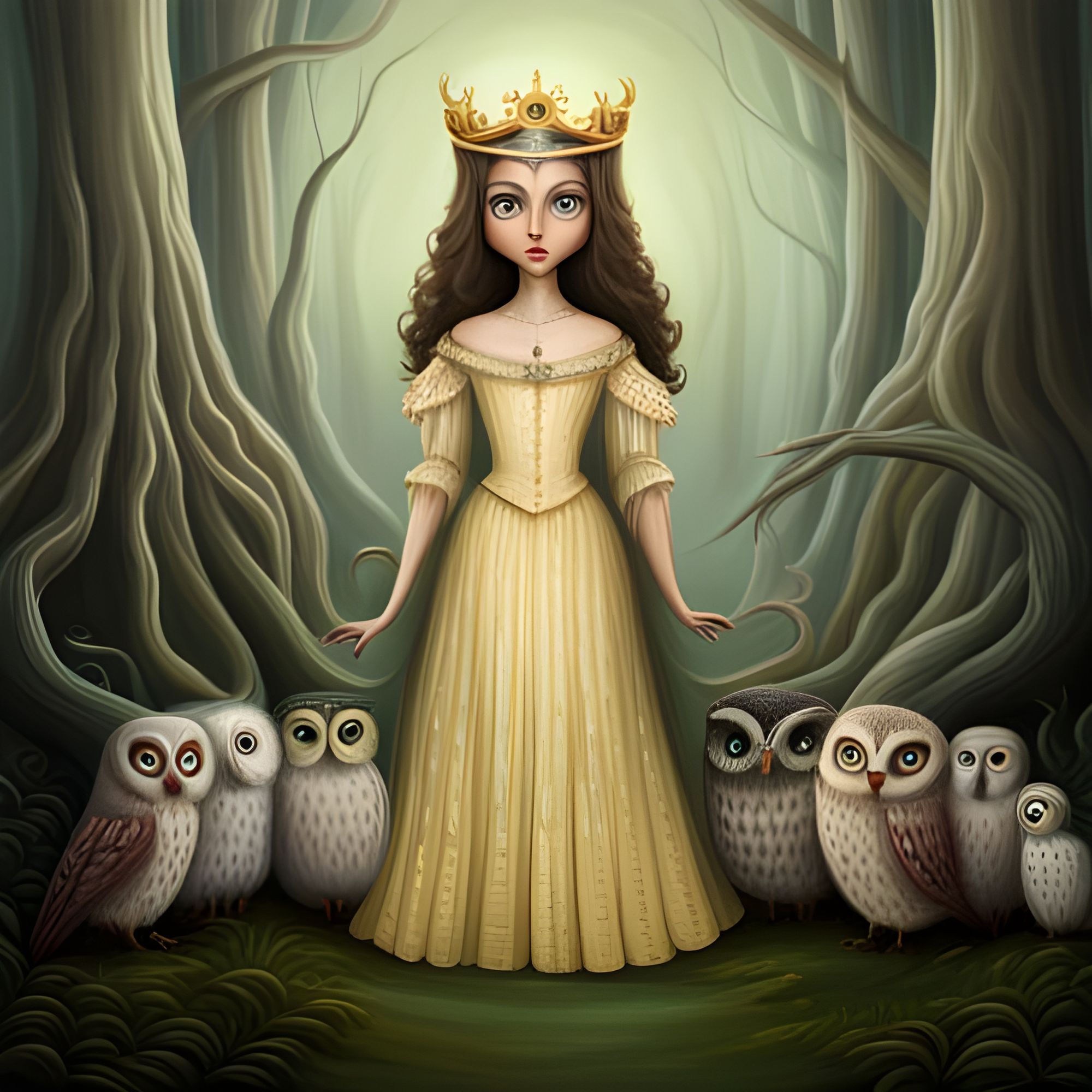 the Owl Queen : r/nightcafe