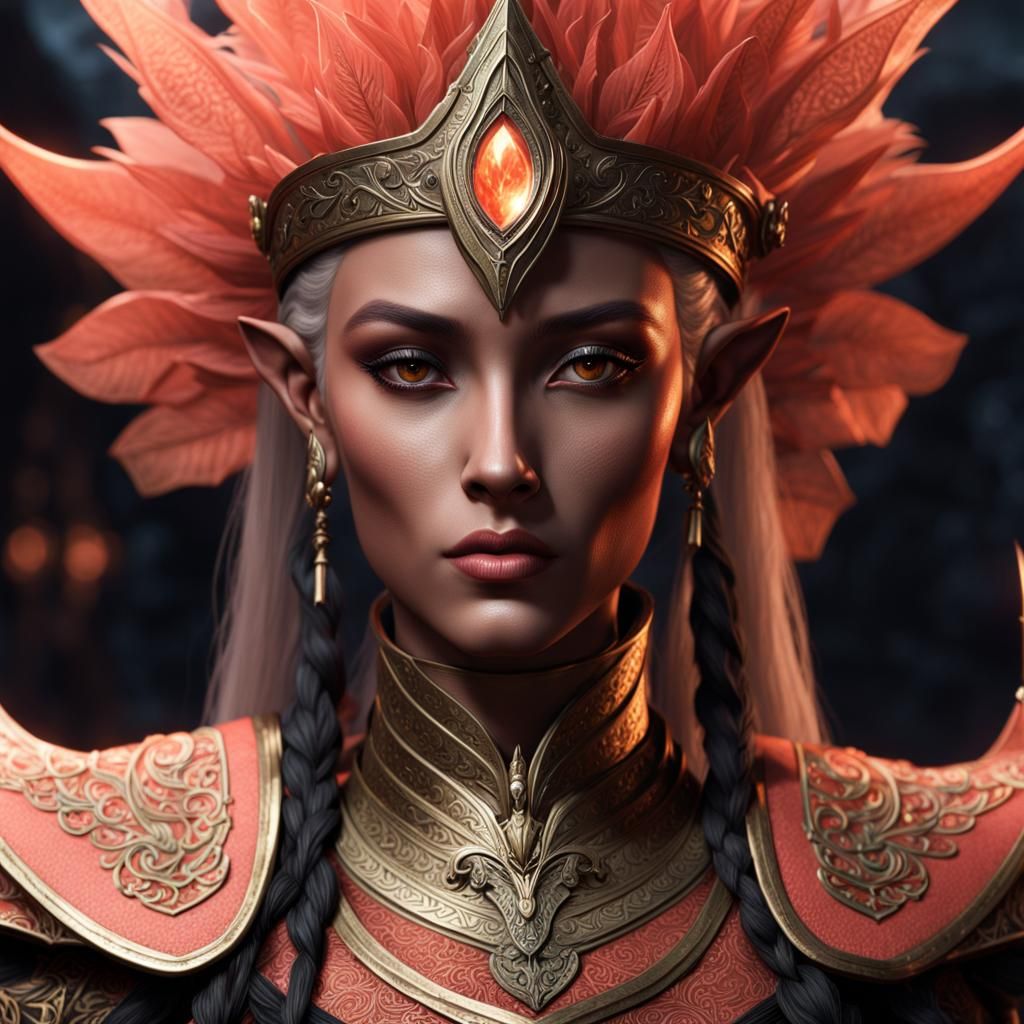 Altmer female, Psijic adjutant - AI Generated Artwork - NightCafe Creator