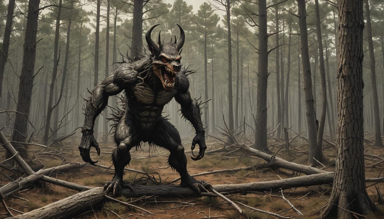 jersey devil pine barrens horror - AI Generated Artwork - NightCafe Creator