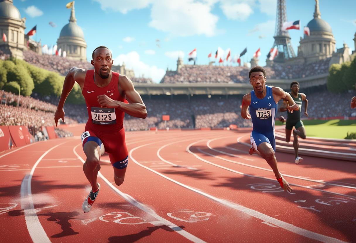 Olympics games, paris 2024 - AI Generated Artwork - NightCafe Creator