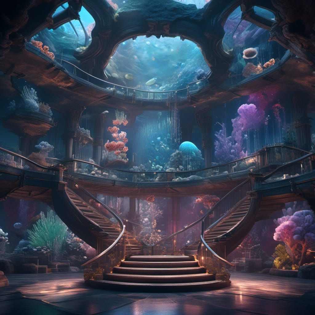 Neptune room - AI Generated Artwork - NightCafe Creator