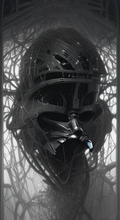 Darth Vaders Mask - AI Generated Artwork - NightCafe Creator