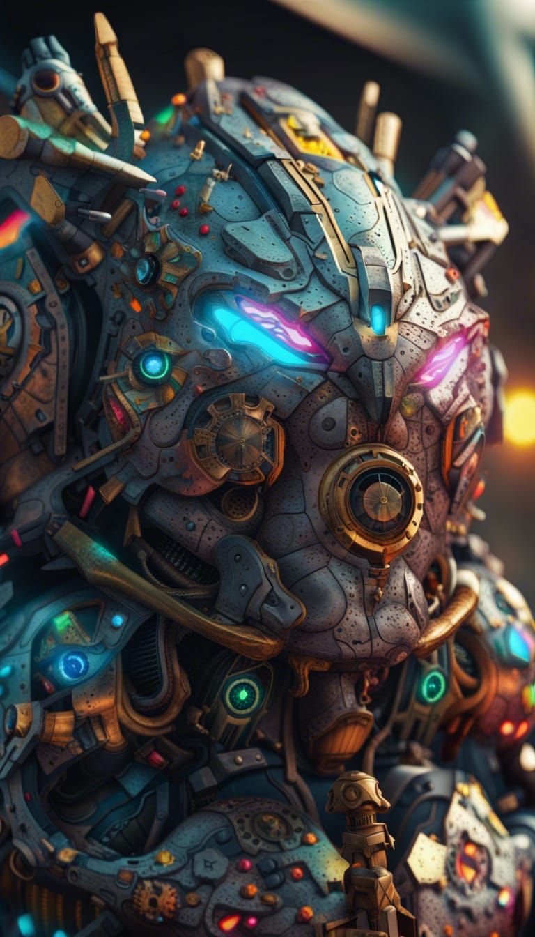 Masterful future war machine - AI Generated Artwork - NightCafe Creator