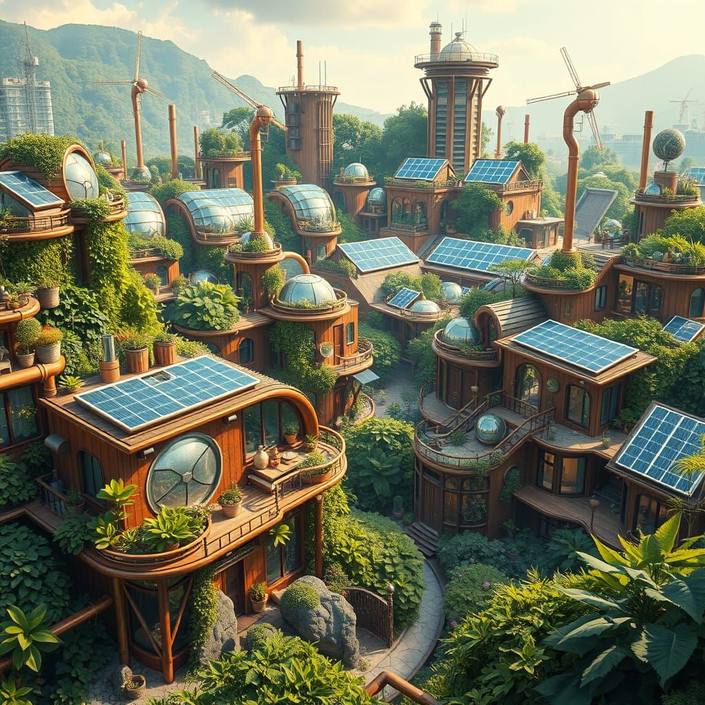Solarpunk architecture - Solarpunk architecture