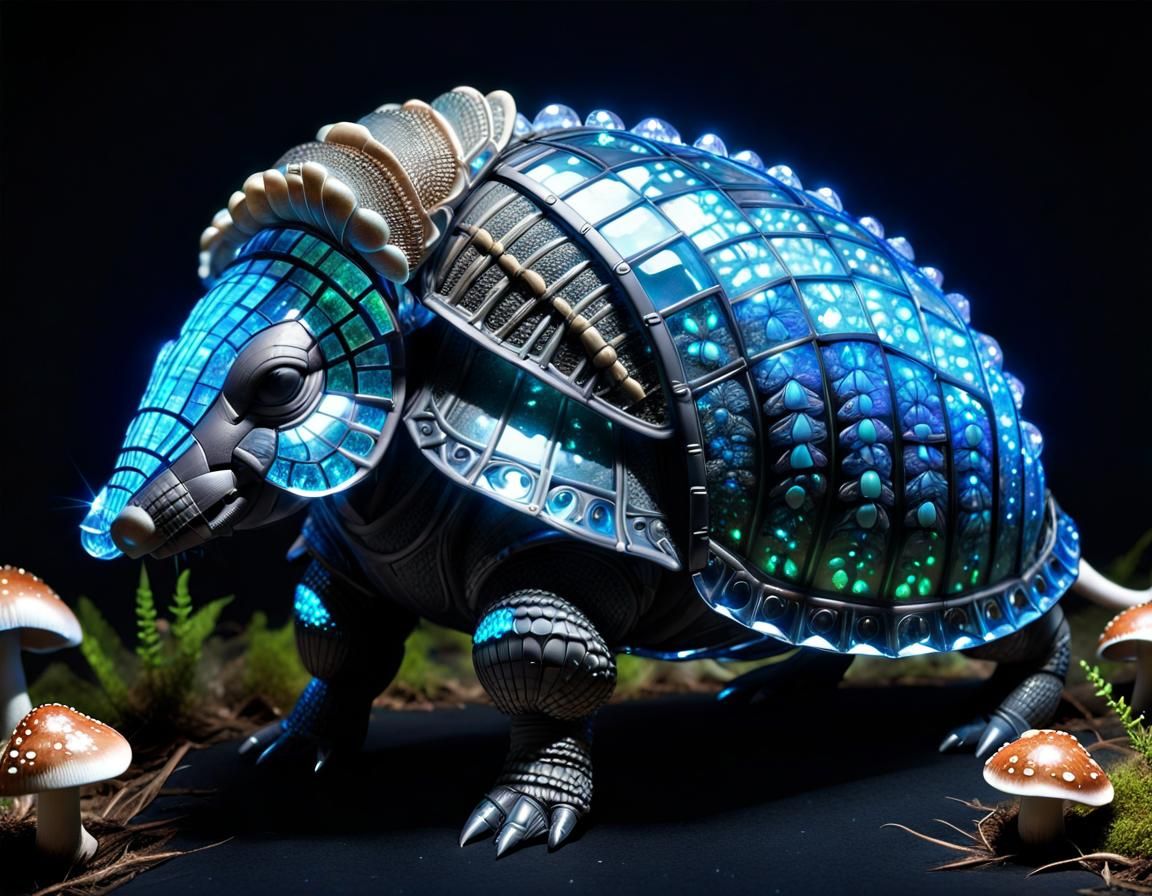 Armadillo from outer space by Per. - AI Generated Artwork - NightCafe Creator