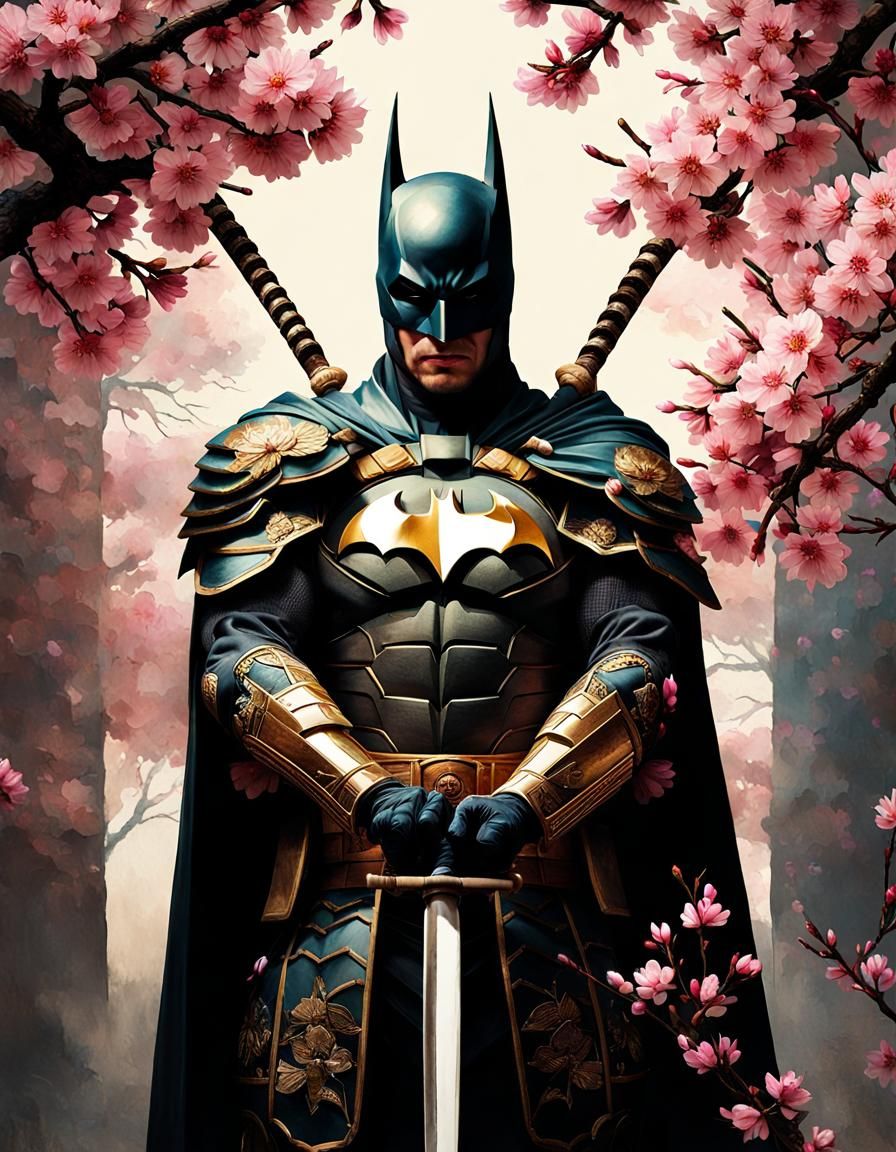 Samurai Batman - AI Generated Artwork - NightCafe Creator