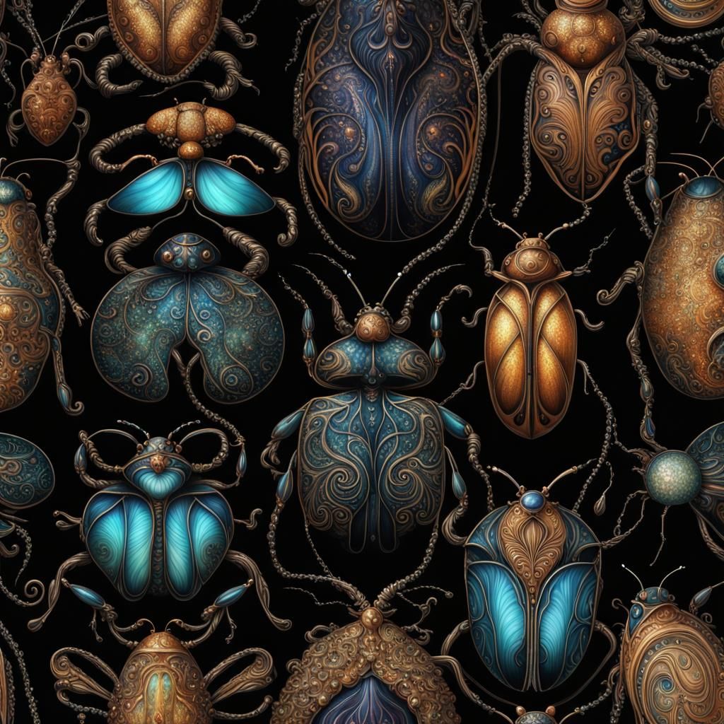 Gothic Bugs - AI Generated Artwork - NightCafe Creator