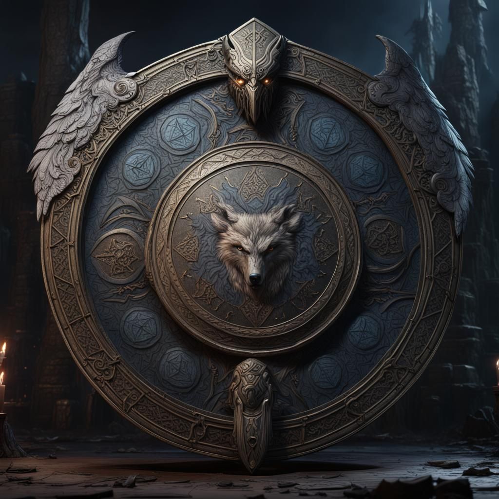 Odin shiled v2 - AI Generated Artwork - NightCafe Creator