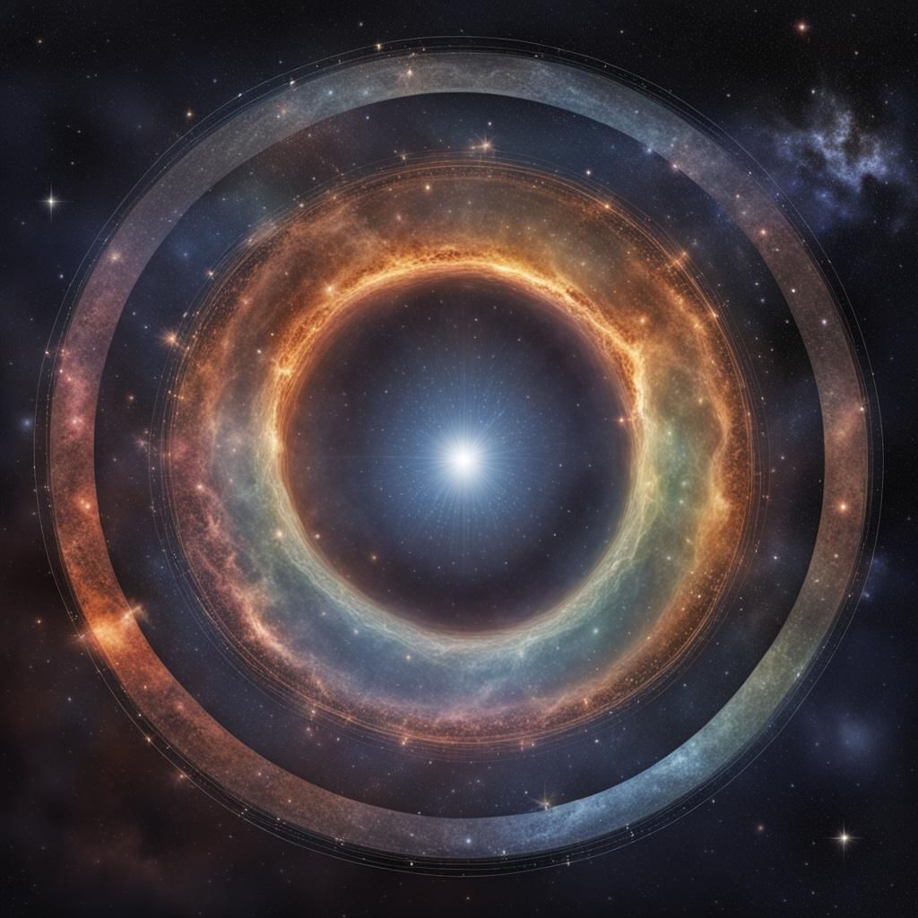 a cosmic circle - AI Generated Artwork - NightCafe Creator