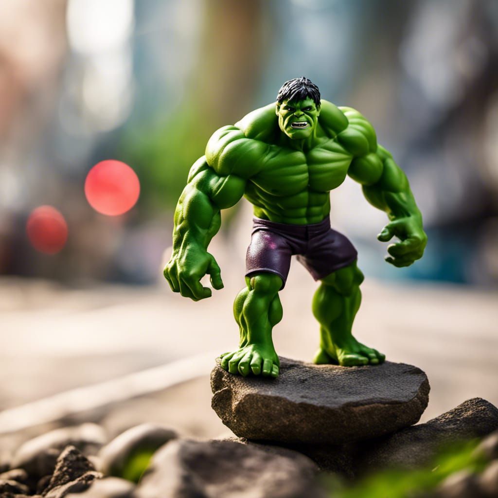 Miniature Hulk - AI Generated Artwork - NightCafe Creator