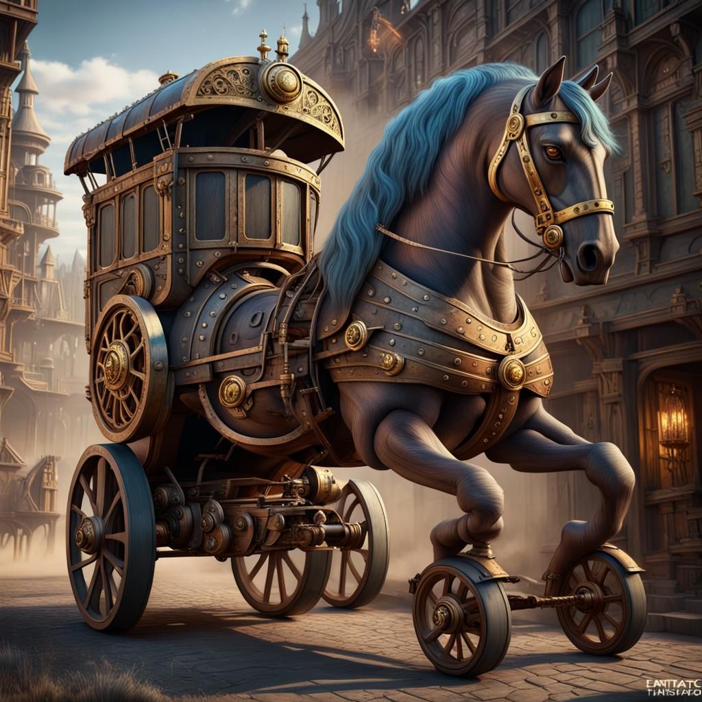 The Trojan horse - AI Generated Artwork - NightCafe Creator