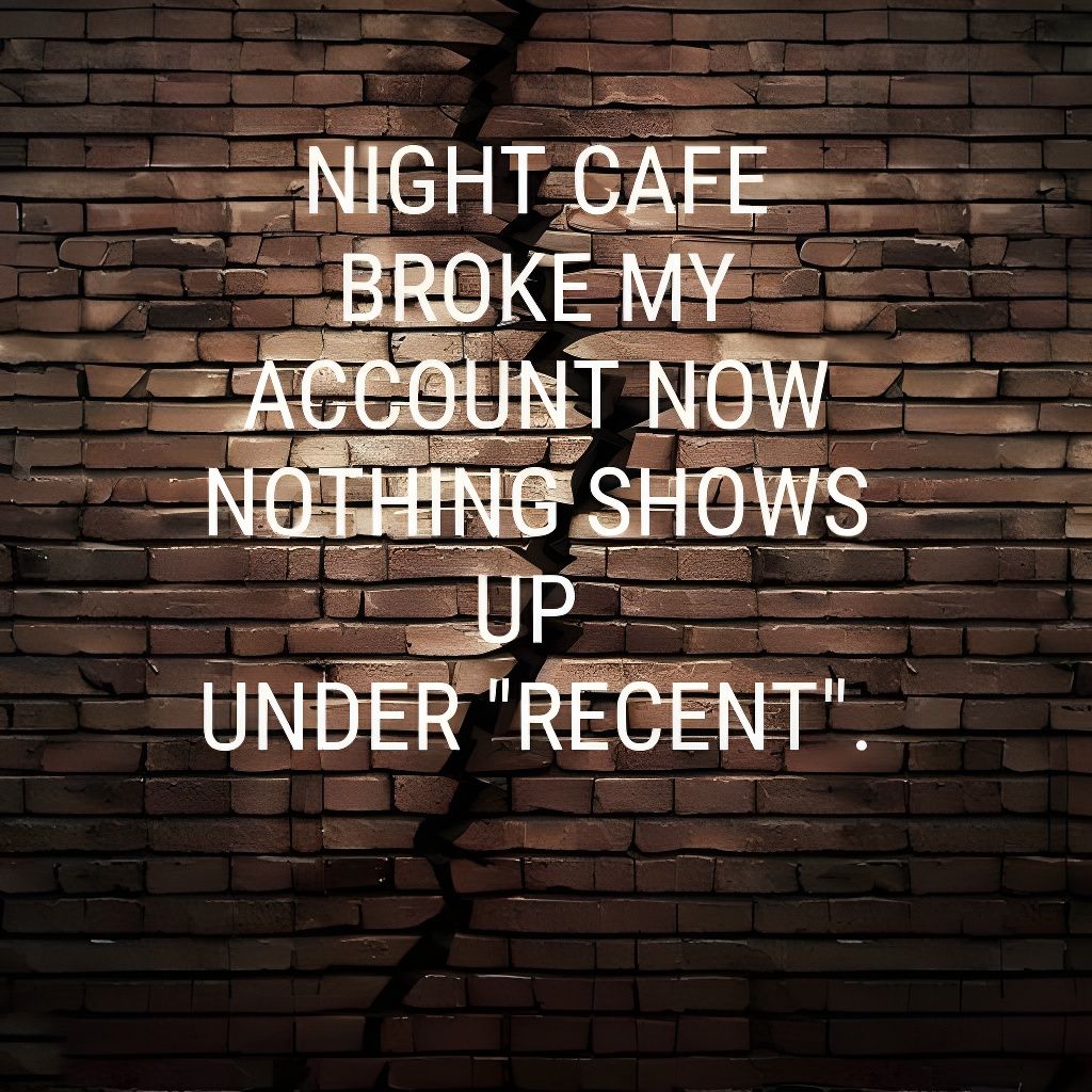 NIGHT CAFE BROKE MY ACCOUNT - AI Generated Artwork - NightCafe Creator