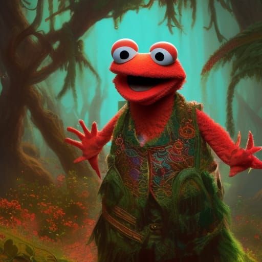 Jim Henson as a Muppet - AI Generated Artwork - NightCafe Creator