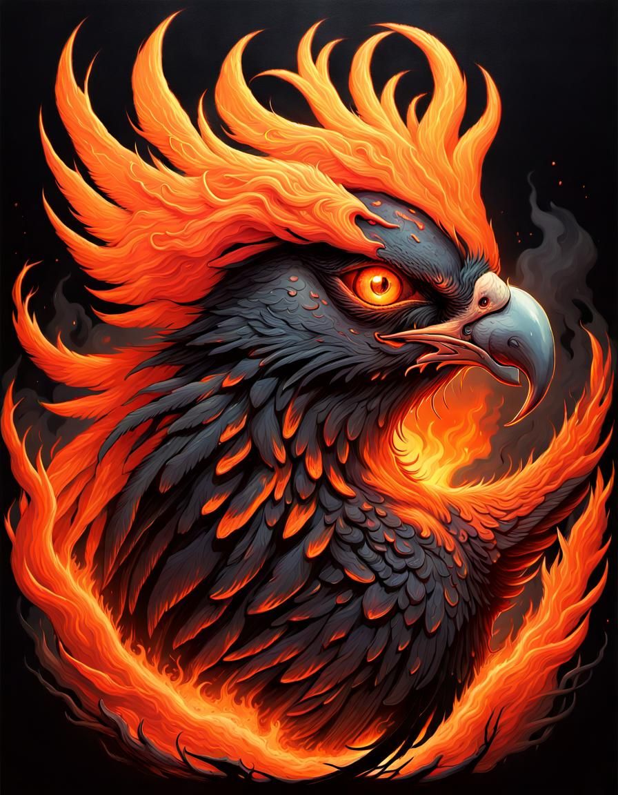 The Phoenix - AI Generated Artwork - NightCafe Creator