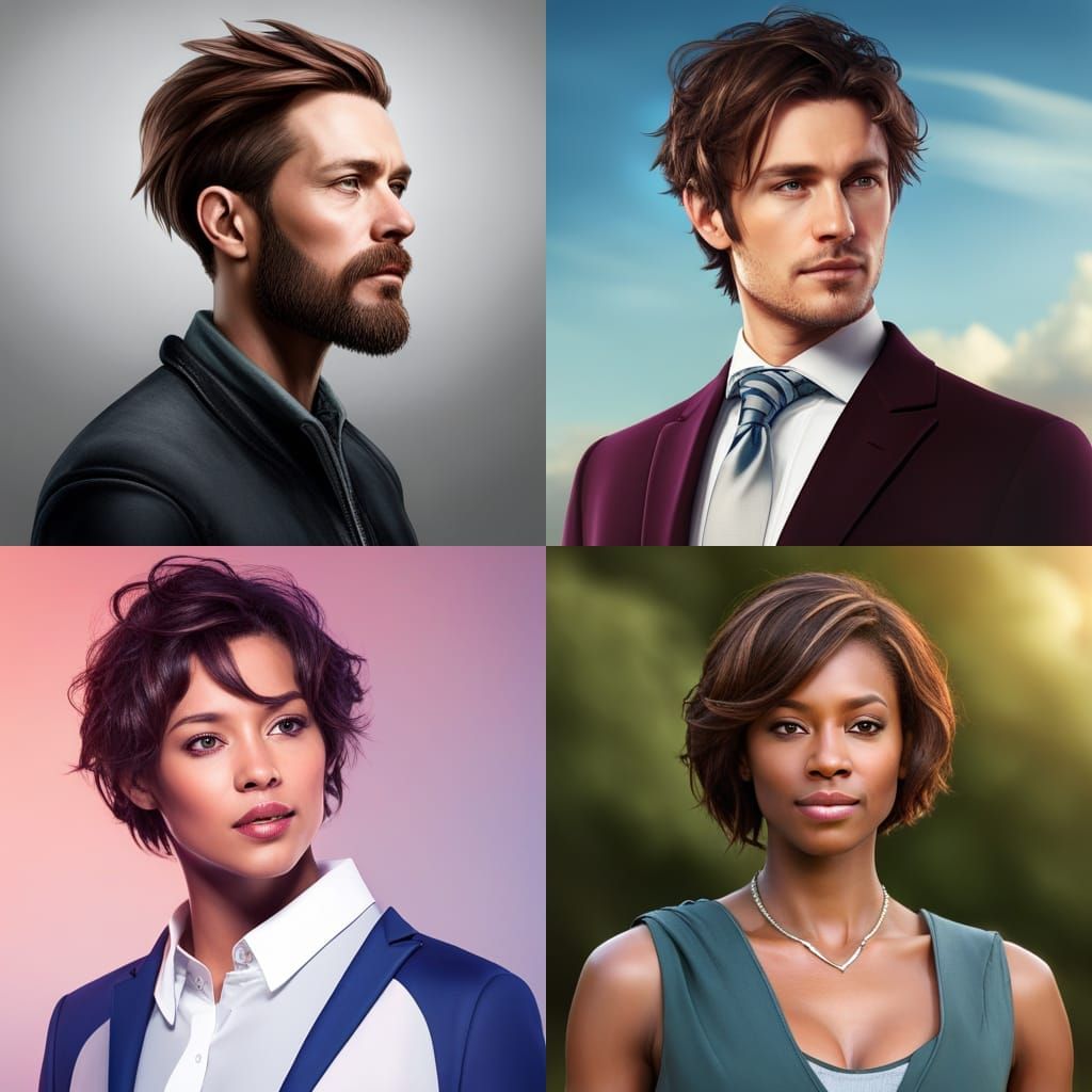 realistic looking AI celebrities - AI Generated Artwork - NightCafe Creator