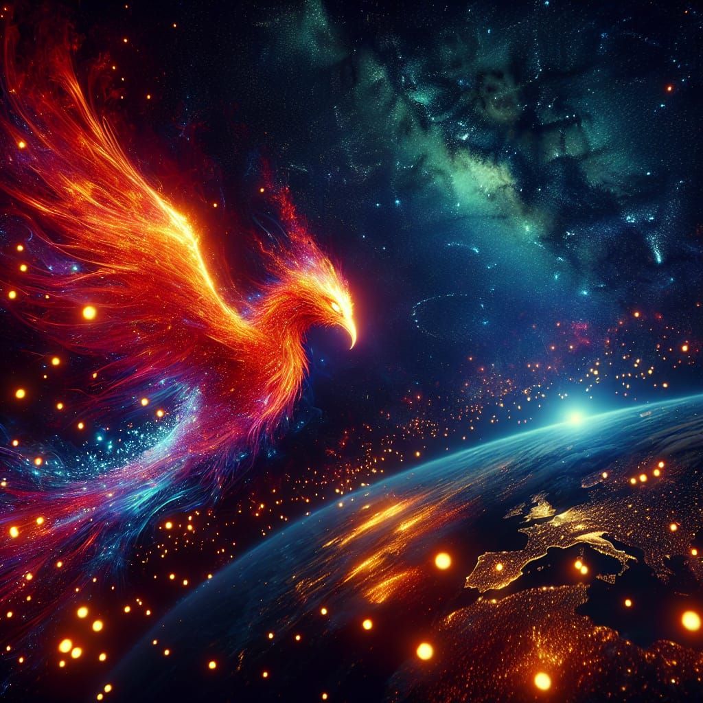 Firebird v2 - AI Generated Artwork - NightCafe Creator