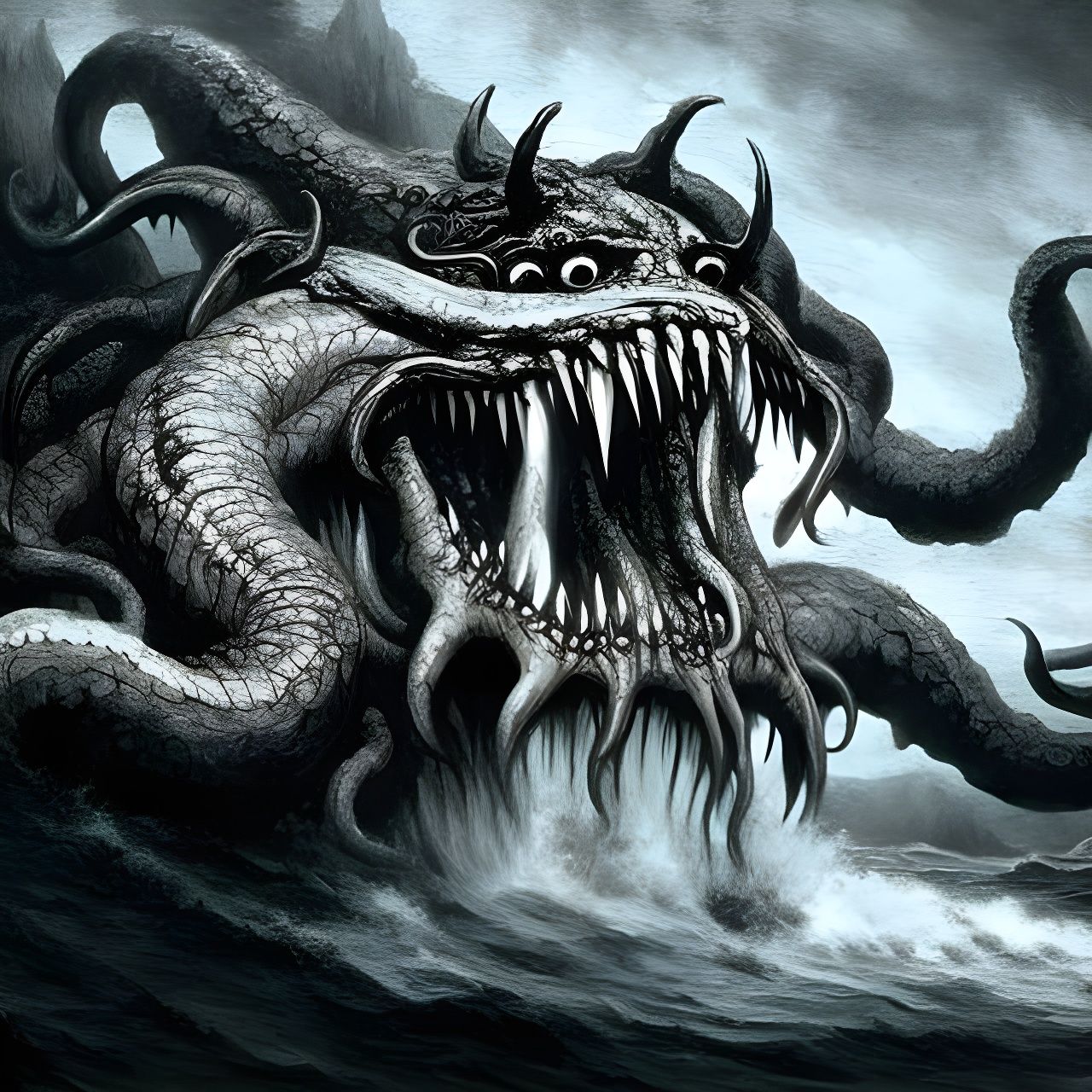 Lapi's Kraken II - AI Generated Artwork - NightCafe Creator
