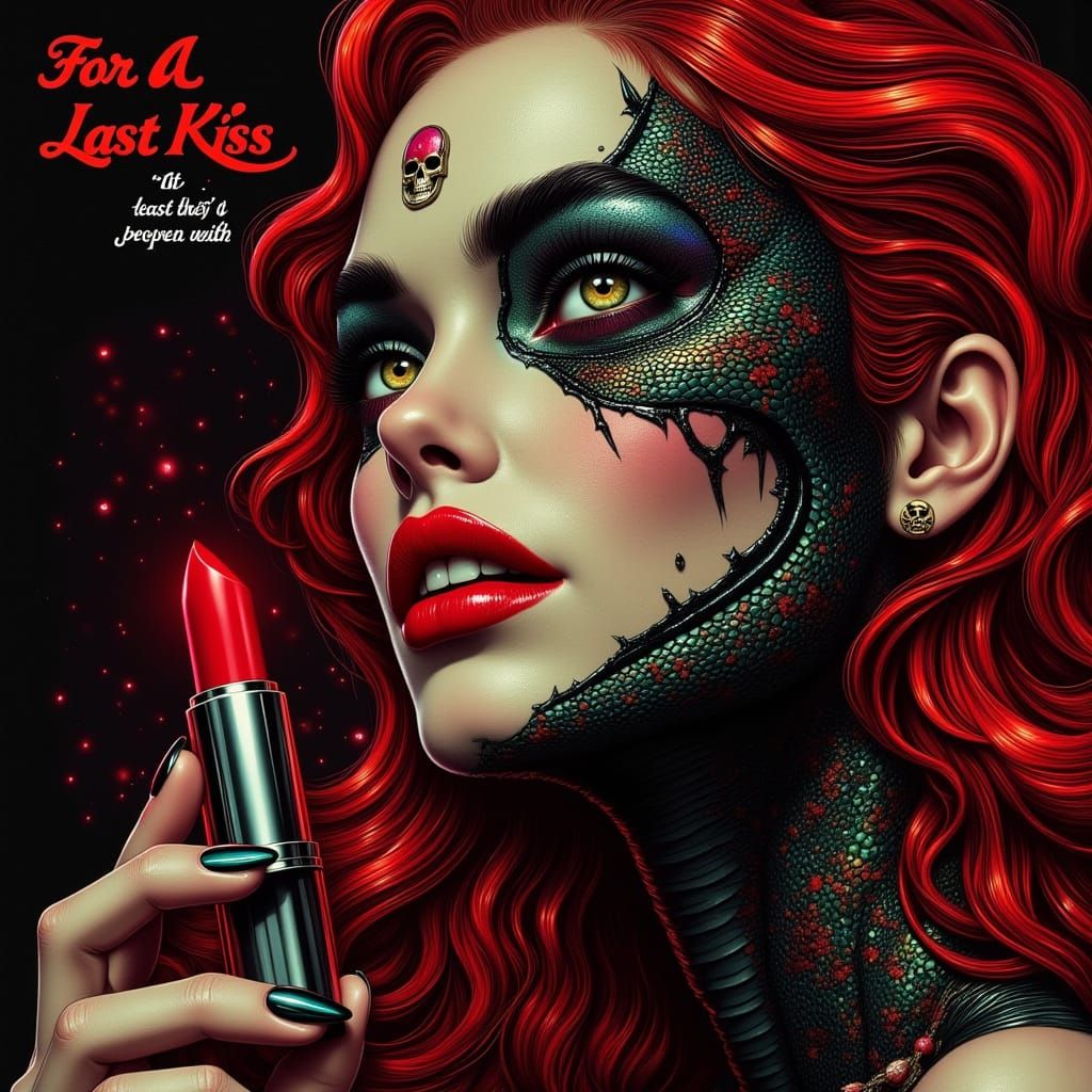 Hyperrealistic Pin-up Goddess in Pulp Comic Style - AI Art