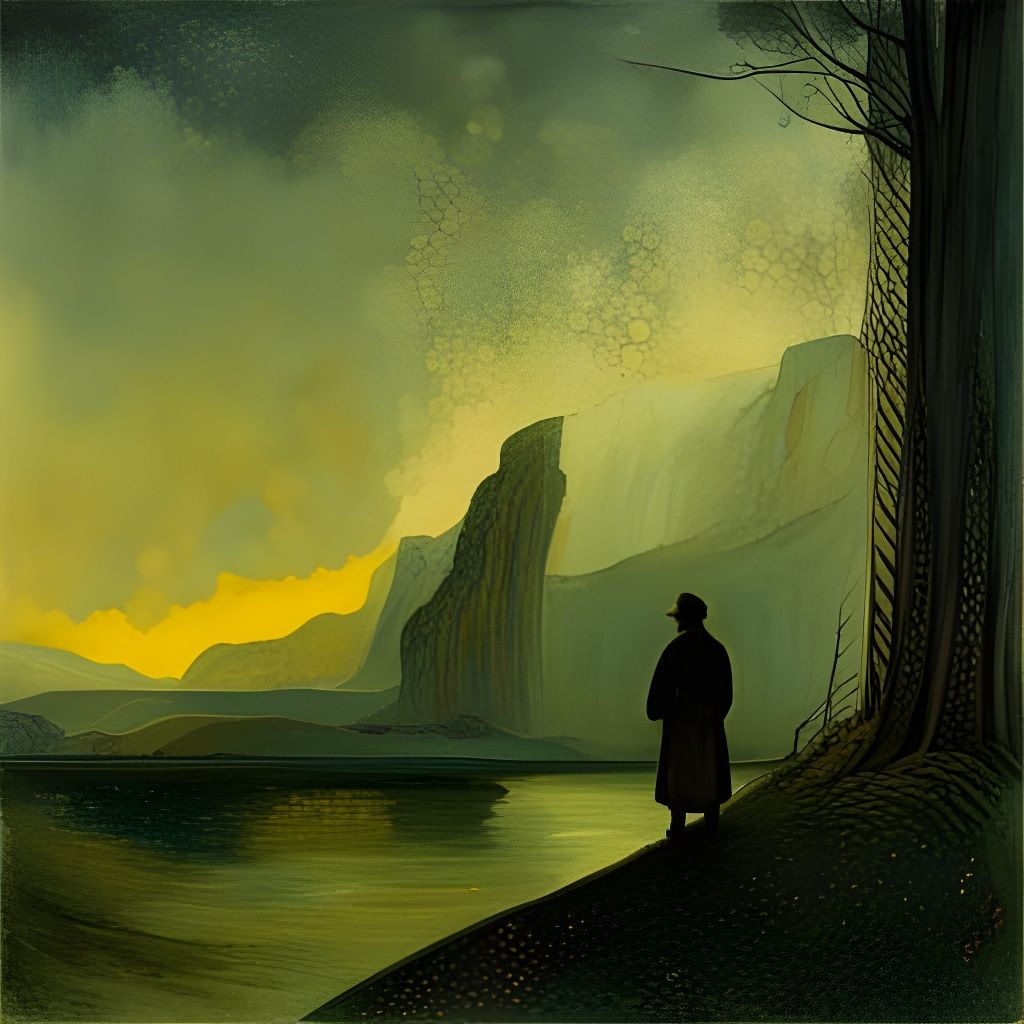 Somber Landscape 3 - AI Generated Artwork - NightCafe Creator