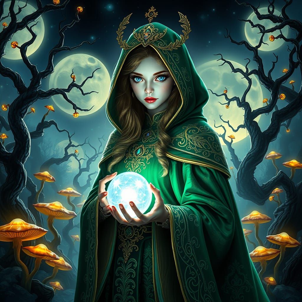 Mischief and Pranks. - Whimsical Goddess of Mischief in Eme...