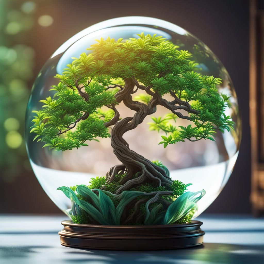 Bonsai Tree - AI Generated Artwork - NightCafe Creator