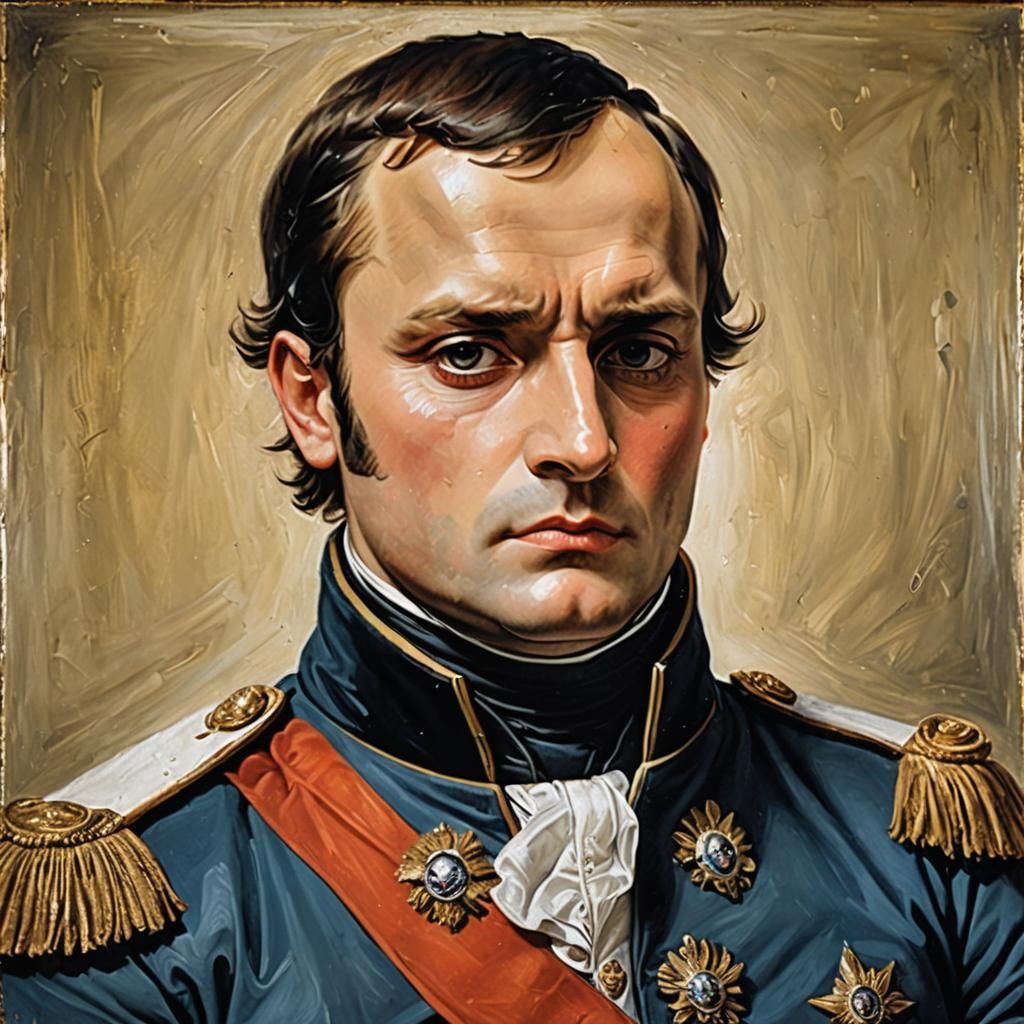 Self-portrait of Napoleon Bonaparte - AI Generated Artwork - NightCafe ...