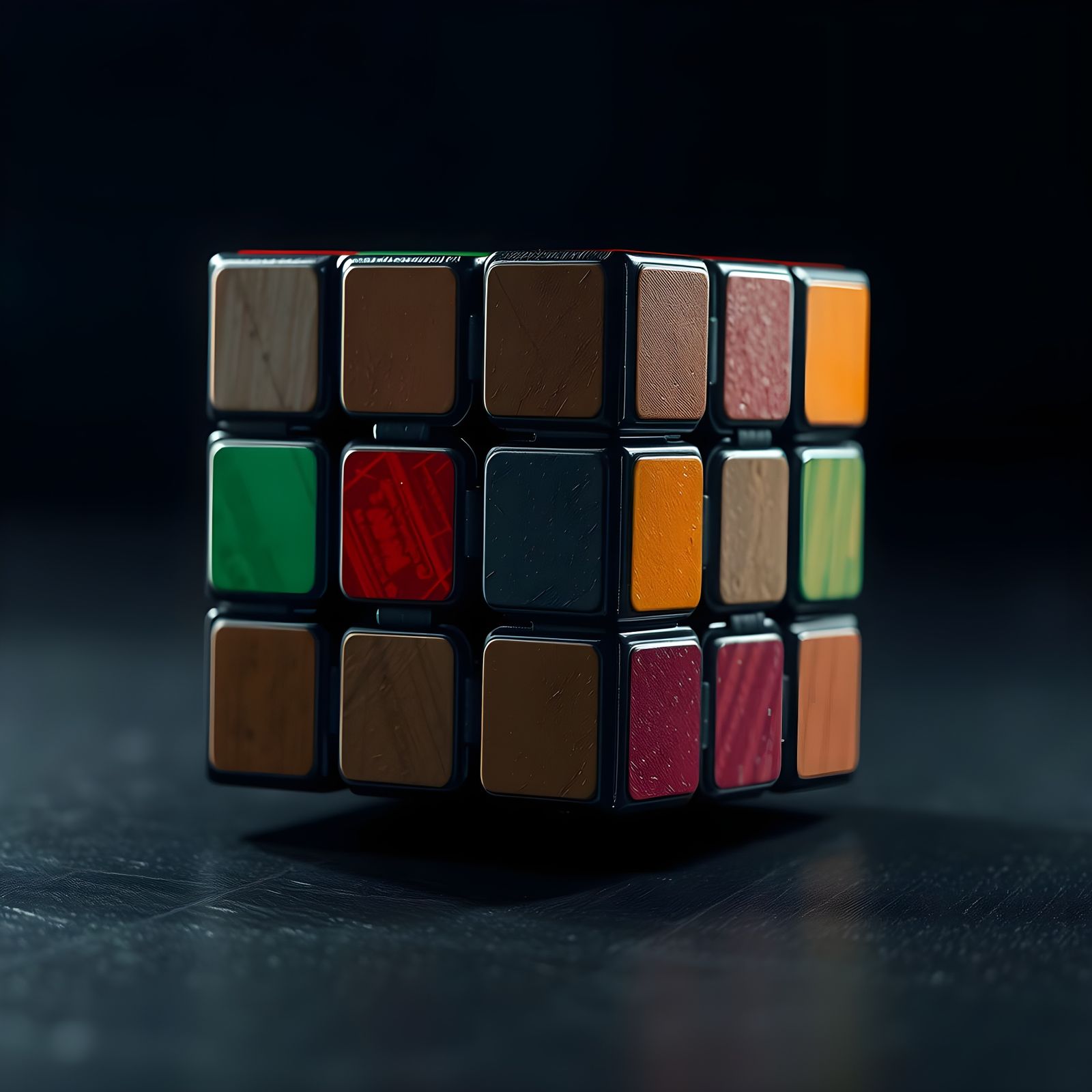 “Rubrics Cube” - A Hyperrealistic Rubik's Cube in Cinematic...
