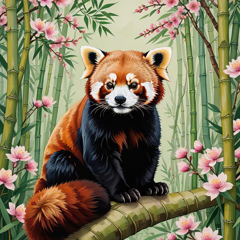 Magical red panda of China - Majestic Red Panda of China in ...