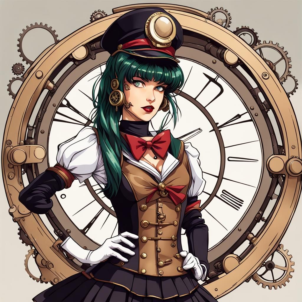 Steampunk Sailor Pluto - AI Generated Artwork - NightCafe Creator