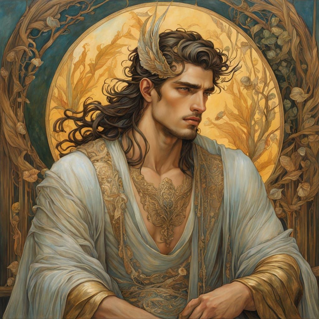 weeping handsome male-fairy, 18, everglades, hyperdetailed 🌕🏳️‍🌈🔥 ...