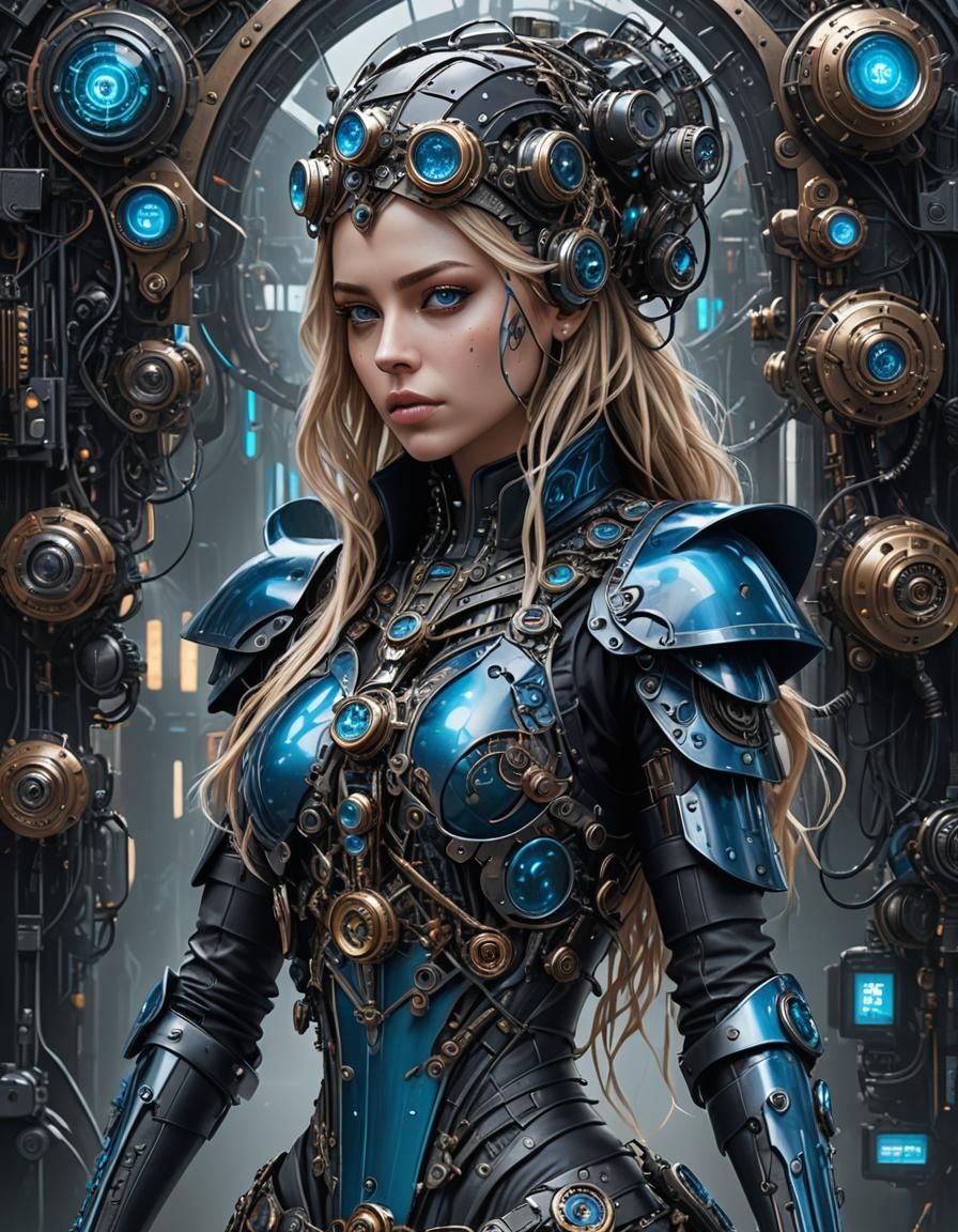 sci-fi borg - AI Generated Artwork - NightCafe Creator