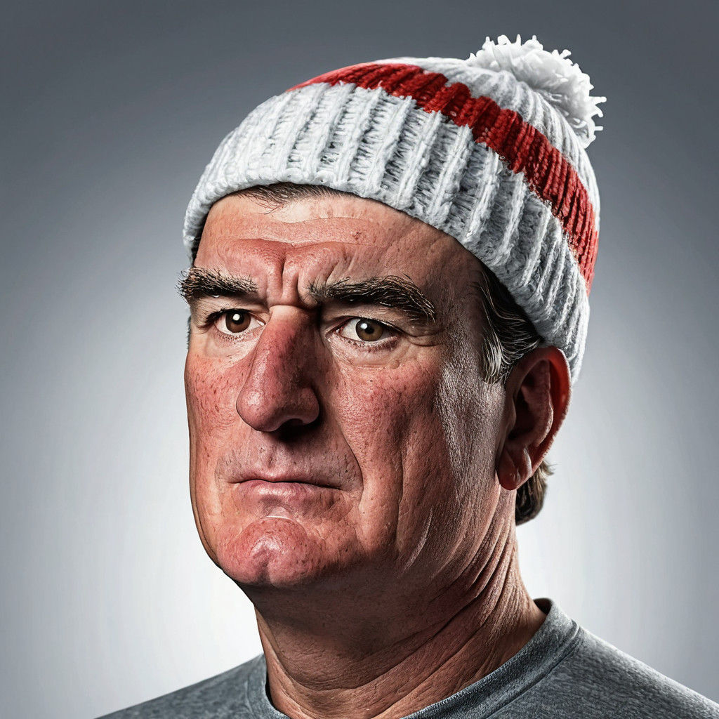 Wally from Where's Wally? Comic Portrait - AI Art