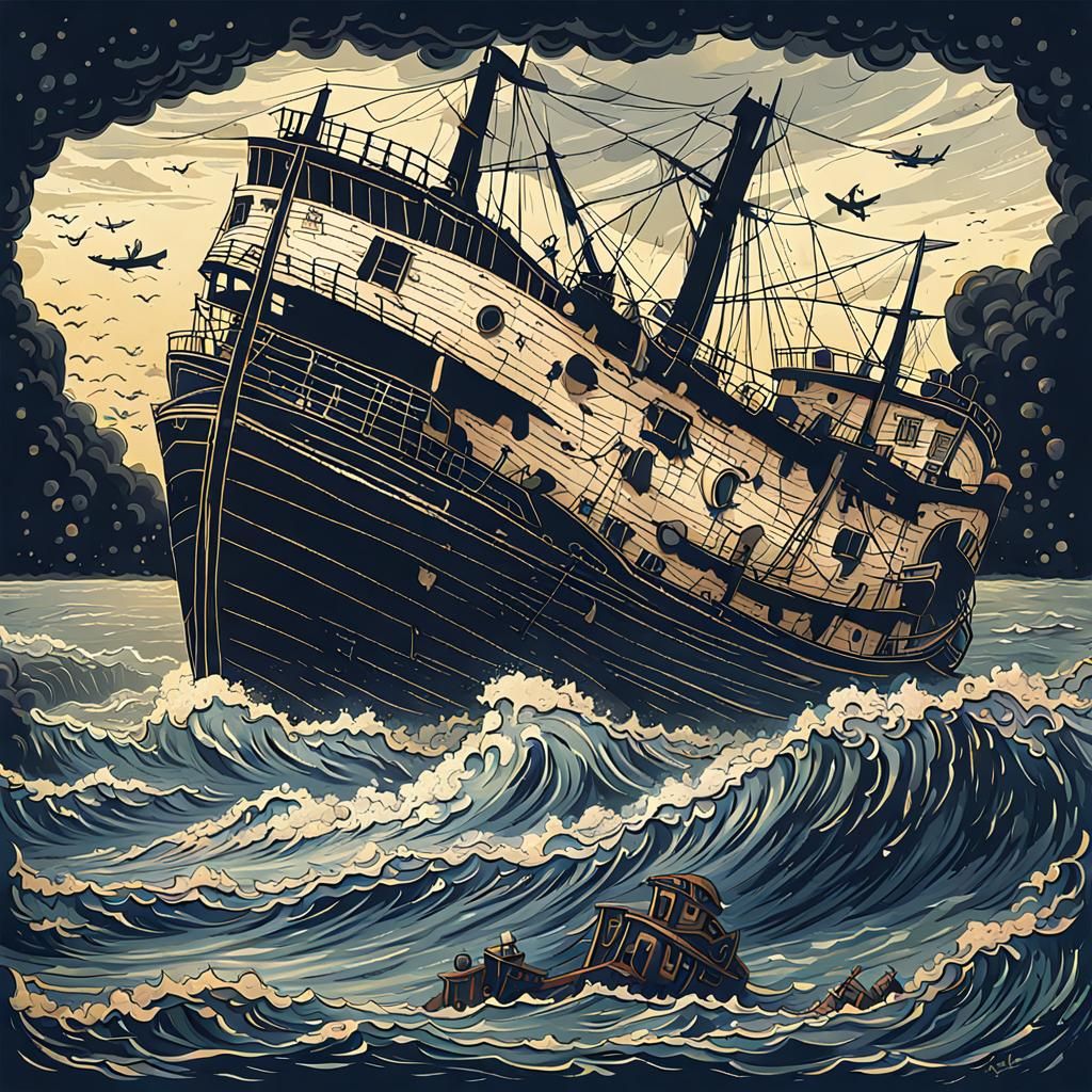 In the ocean - AI Generated Artwork - NightCafe Creator