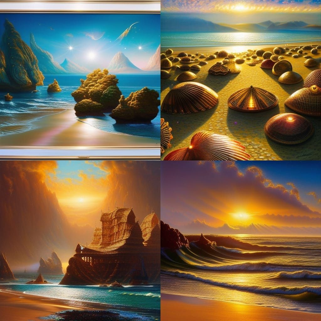 Seascape - AI Generated Artwork - NightCafe Creator