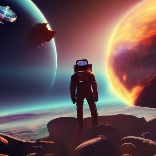 Spaceman - AI Generated Artwork - NightCafe Creator