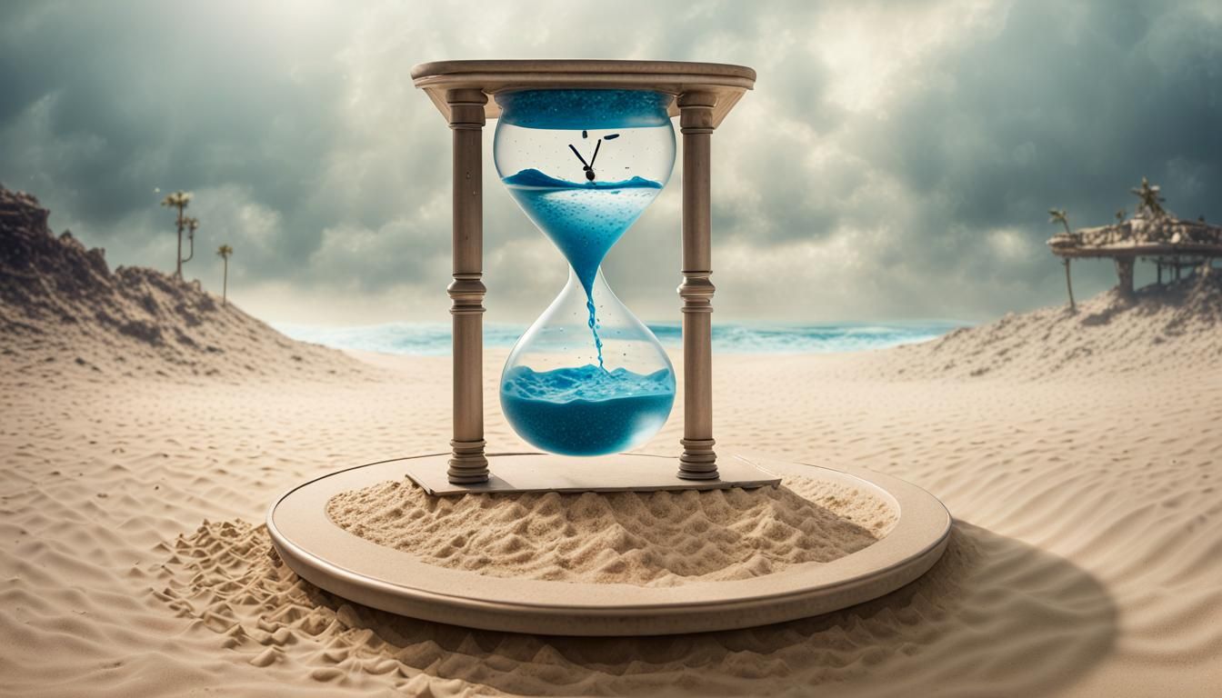 Hourglass - AI Generated Artwork - NightCafe Creator
