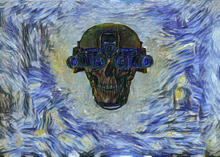Tactical Skeleton - AI Generated Artwork - NightCafe Creator