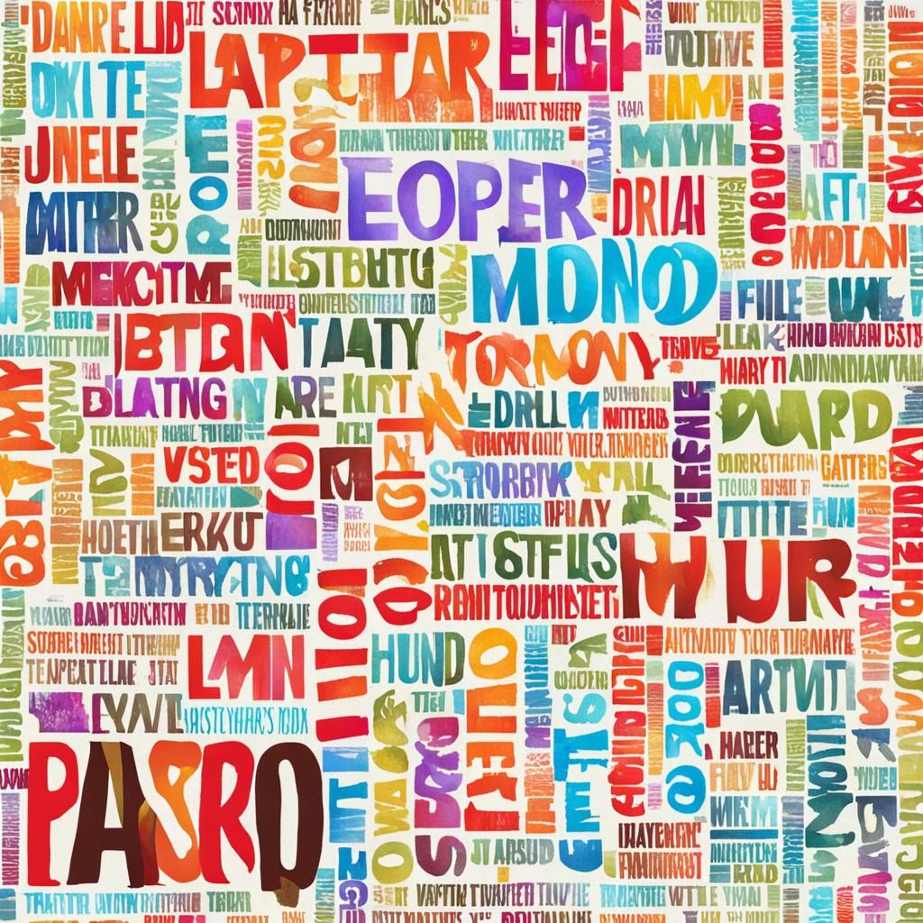 word art text letters - AI Generated Artwork - NightCafe Creator